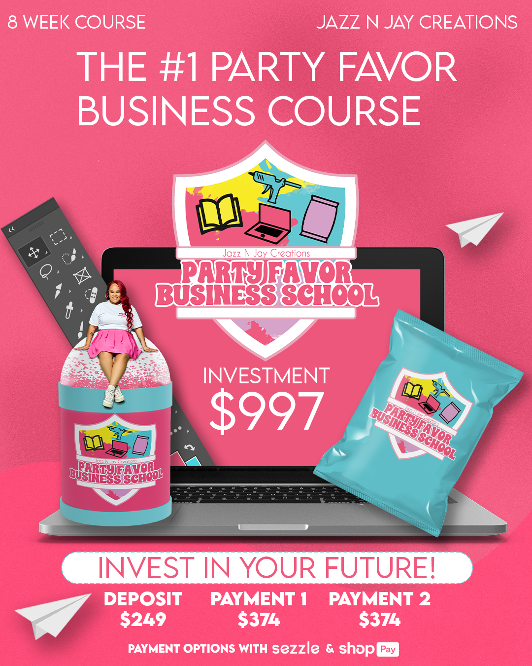Party Favor Business School (Remaining Balance) – Jazz N Jay Creations